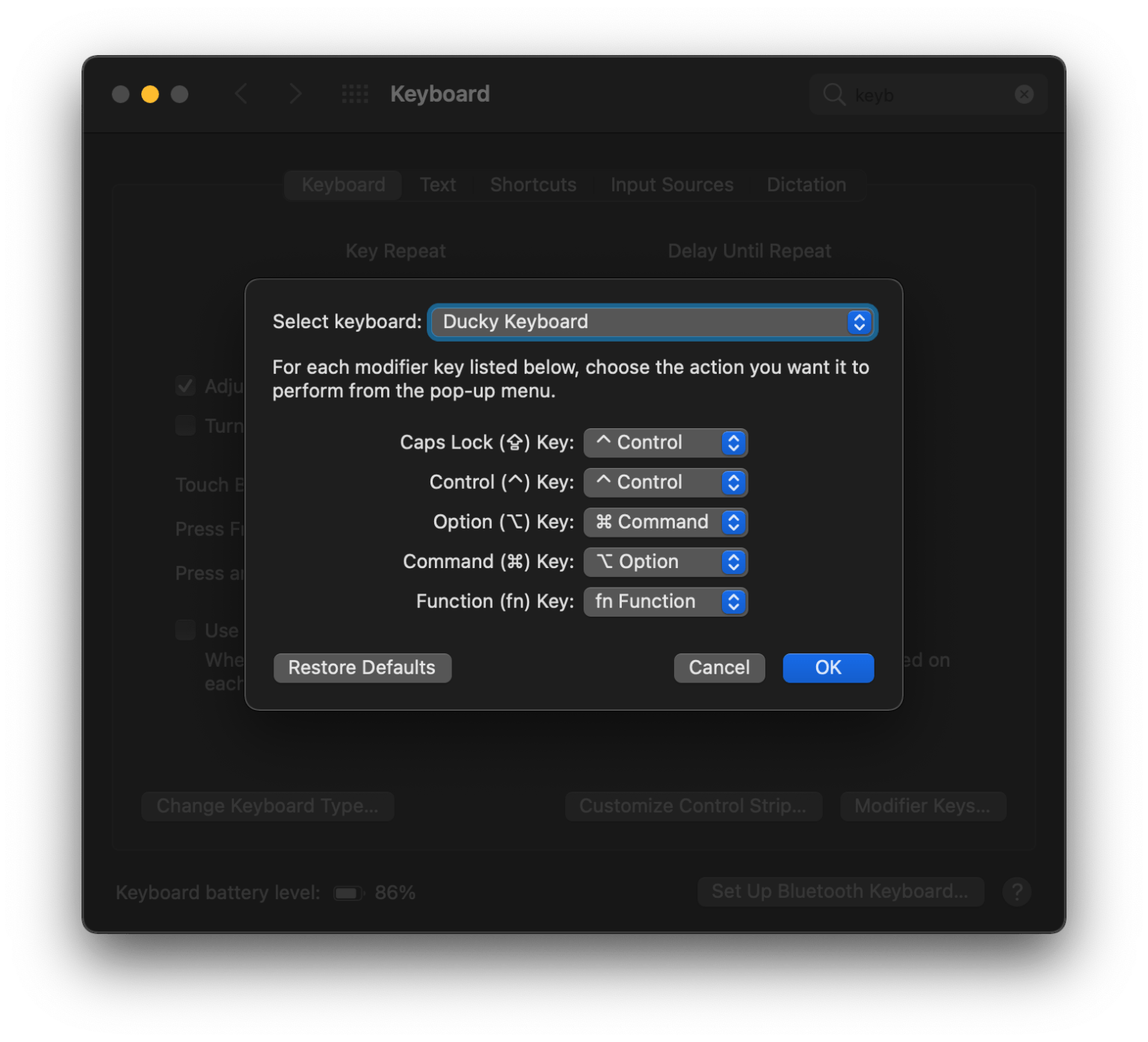 How to use a windows keyboard with Anydesk on macOS - Brian Hogg